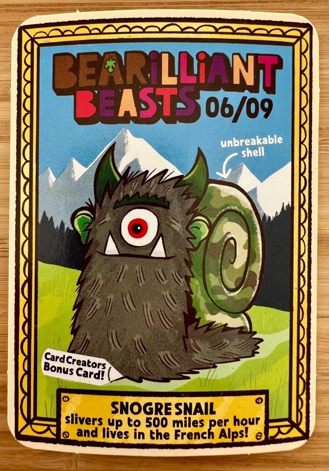 YoYo Bear Cards 2023 Bearilliant Beasts - GREAT CONDITION - ALL ...