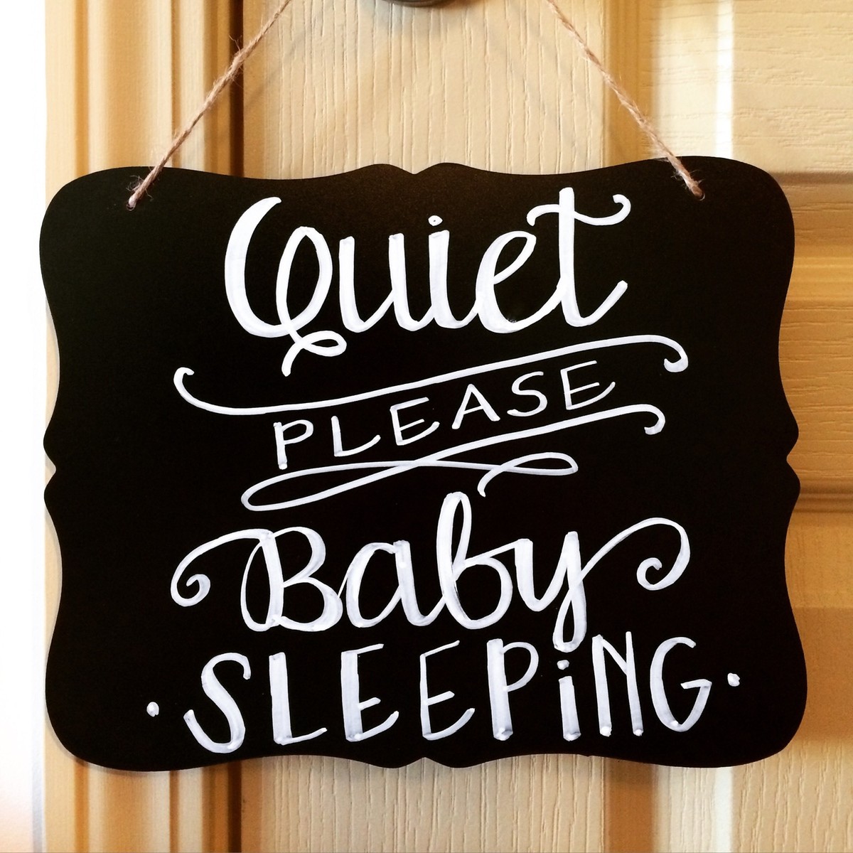 Quiet Please Sleeping Baby Sign Shh Baby Sleeping Sign