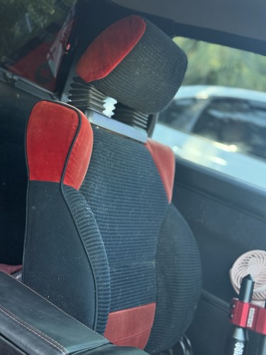 OEM 85-89 Toyota MR2 AW11 Red And Black Driver and Passenger Seat | eBay