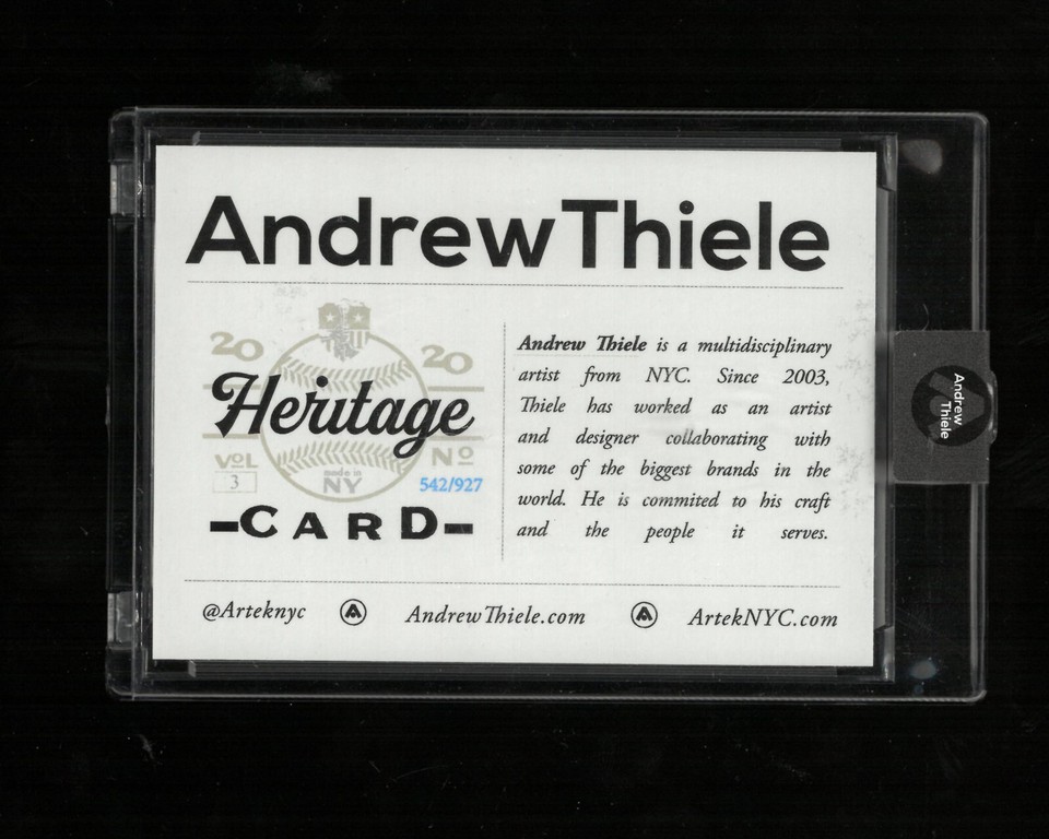 Topps Project 2020 ANDREW THIELE CALIFORNIA DREAMING HERITAGE #3 ...