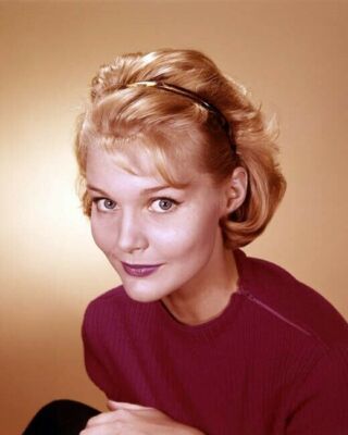 Carol Lynley 1963 studio portrait in red sweater 8x10 photo | eBay