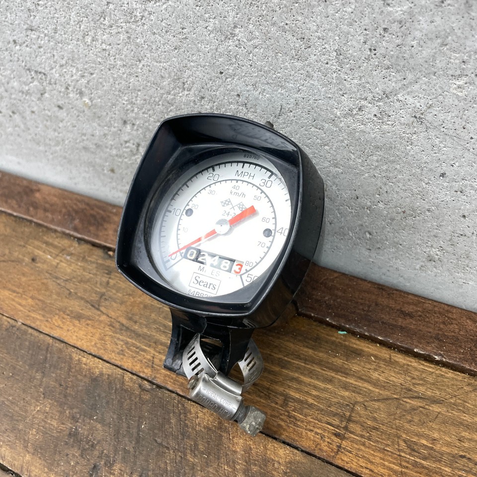 Vintage Sears Bike Speedometer Muscle Bike BMX Cruiser 1960s 1970s ...