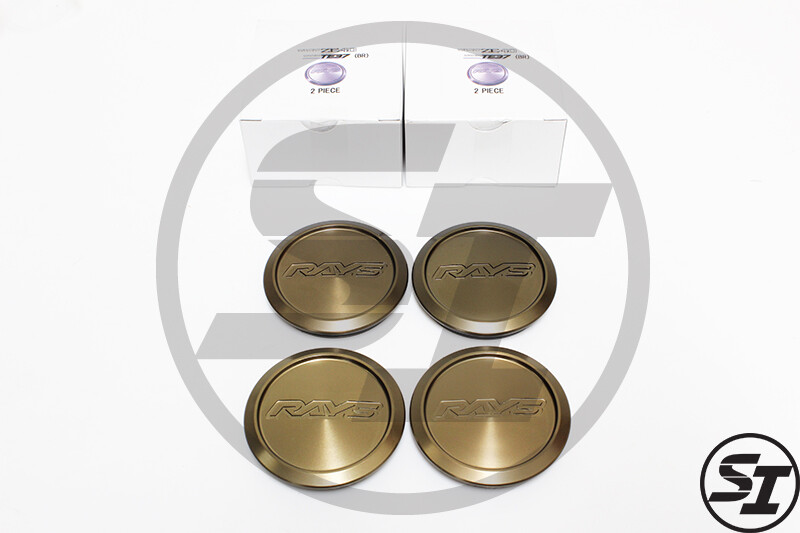 VOLK RACING RAYS ENGINEERING BRONZE LOW TYPE CENTER CAPS ZE40 AND TE37 ...