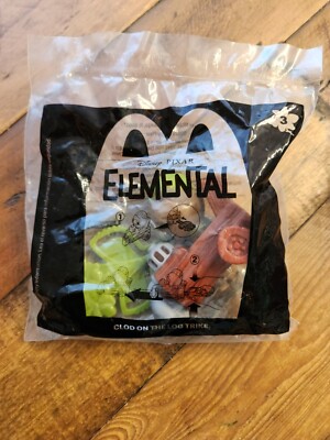 Disney's Elemental McDonalds Happy Meal Toy SEALED (#3 CLOD ON THE LOG ...