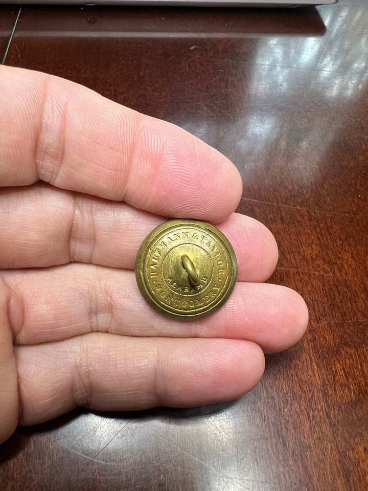 Non Dug Confederate Civil War Manuscript I Coat Button | eBay