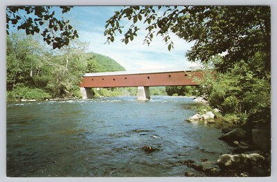 Housatonic River Covered Bridge Hwy 128 West Cornwall CT UNP | eBay