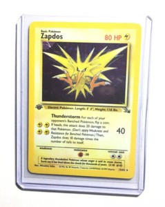 Zapdos 1999 Fossil #15/62 1st Edition Holo Price Guide - Sports Card ...