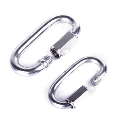 6mm 8mm 304 Stainless Steel Hook Clip Connection Lock Keychain ...