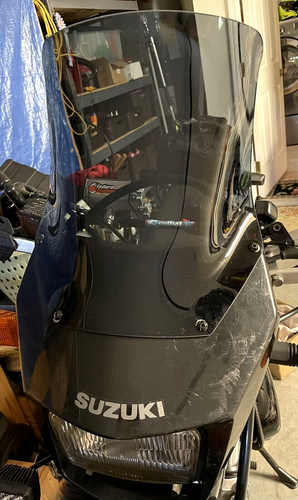 Suzuki DR 650 SE Tall Touring Screen Windscreen Windshield High ...