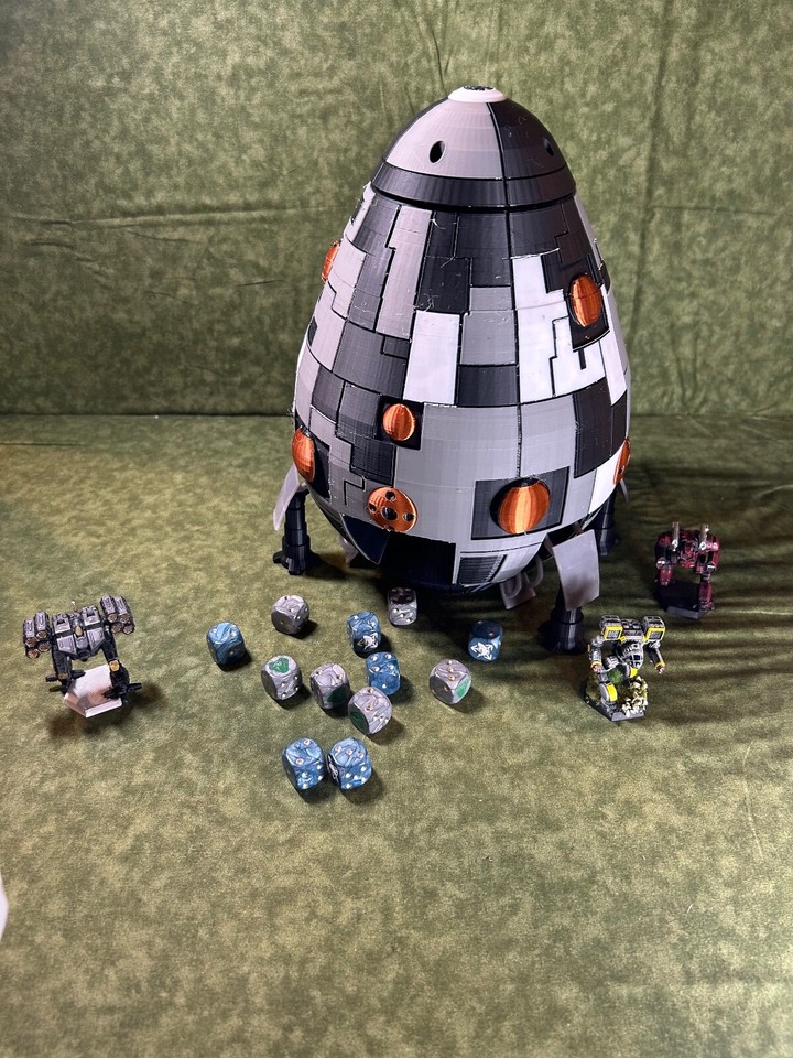 Overlord-class Dice Tower Drop Ship | Unpainted 1/285 or 6mm scale | eBay