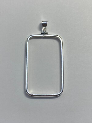 Sterling Silver Bar Frame for 1oz Johnson Matthey Bars | eBay
