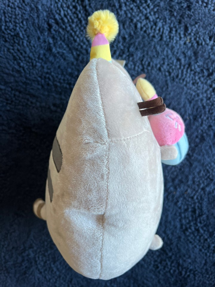 RARE Pusheen Shimmering Birthday Cat Plush 9" Tall Brand New with Tags ...