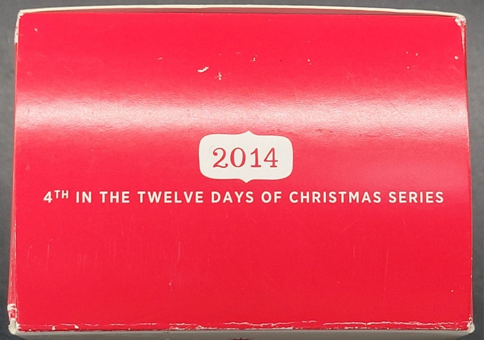 Hallmark Four Calling Birds Keepsake Ornament 2014 Christmas Small Bird ...