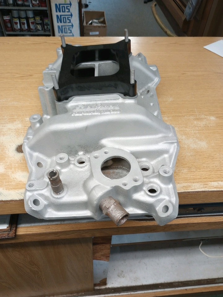 Mopar V8 318- 360 Edelbrock performer 4 Barrel intake #2176 with 1 ...