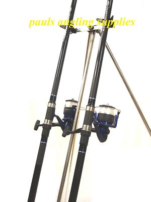 2 Charter Beach Sea Fishing Rods Reels Line Tripod | eBay UK