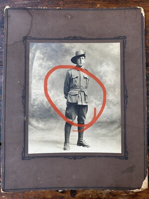 Large WWI Australian AIF Soldier Portrait Photo McNeill Adelaide & Port ...