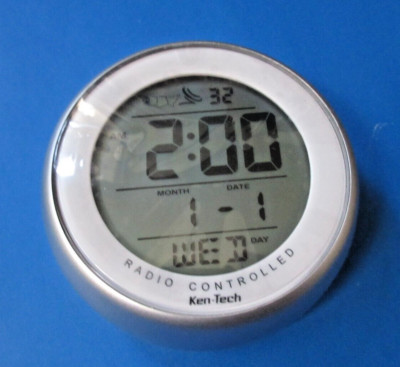 Ken-Tech Sonnet T-4660 Water Resistant Atomic Clock | eBay