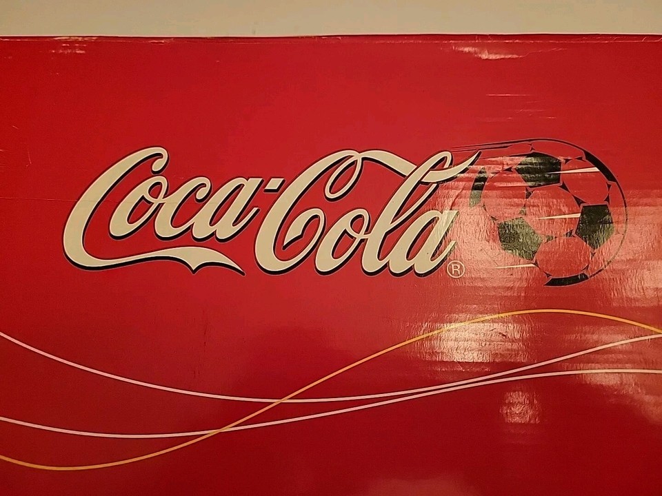 Coca Cola Bottle Rack Soccer Bottle Dynamic Ribbon Device Display 13x10 ...