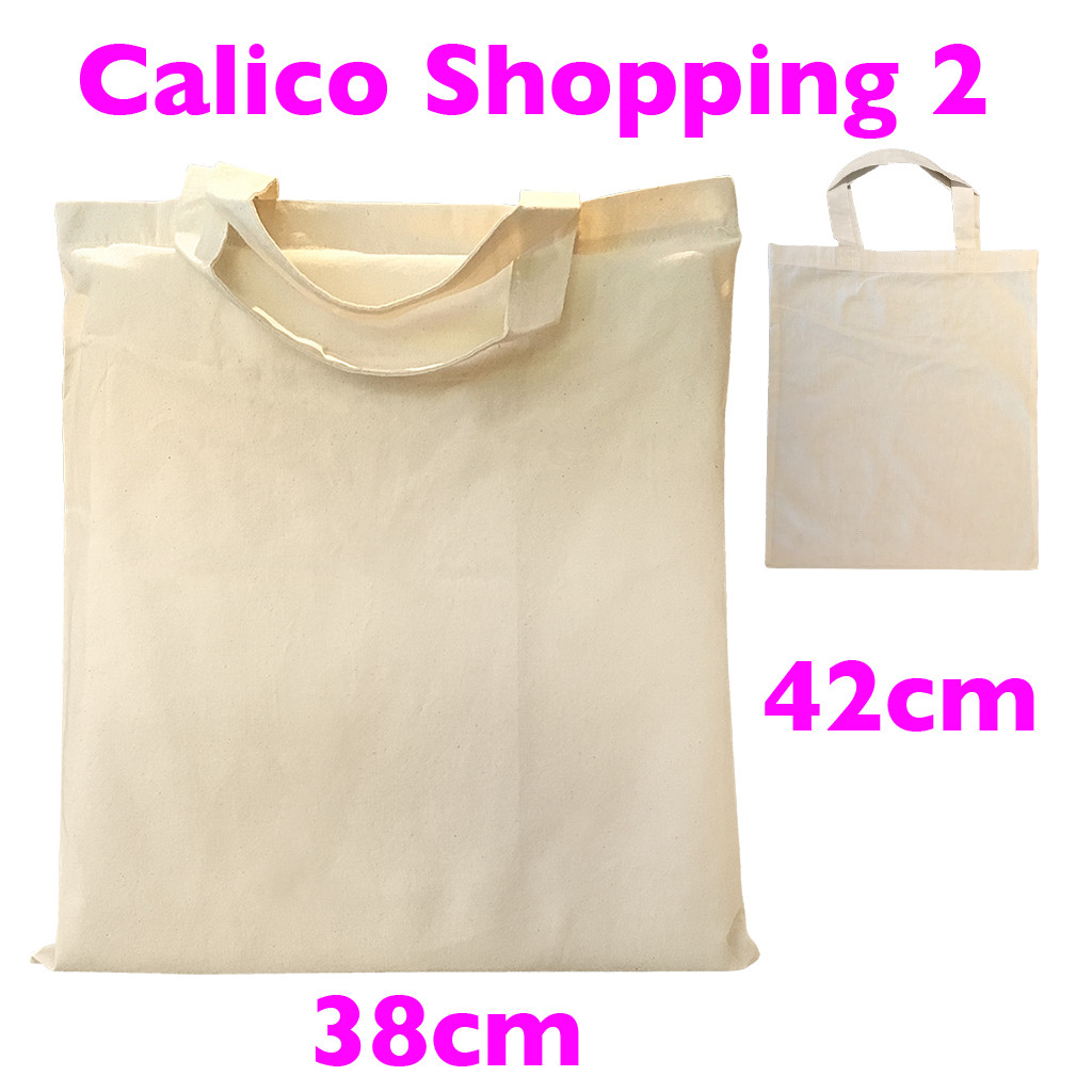 Calico Bag Calico Bags Bulk Tote Calico Bags 140gsm Cotton Tote Bag ...