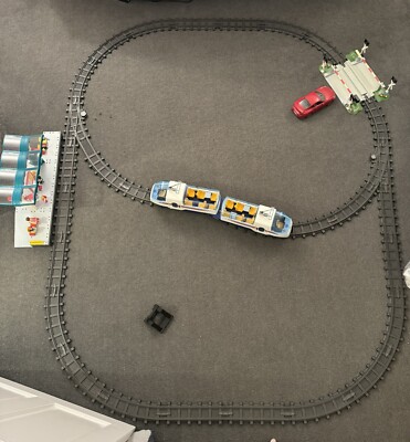 Playmobil Massive Train Track Train Station Level Crossing Bundle 6341 ...