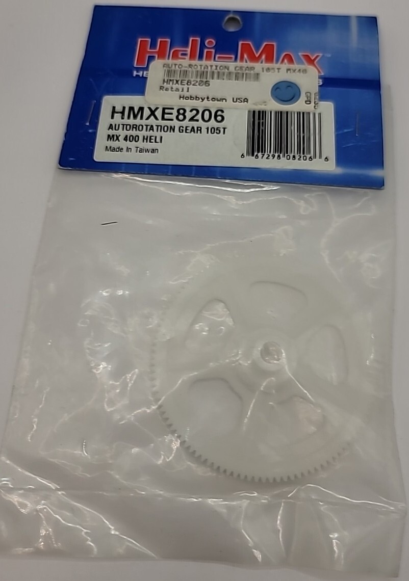 Heli Max Autorotation Gear 105T MX 400 Heli Rc Helicopter Heli-Max ...