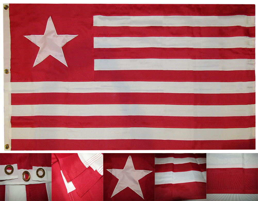 3x5 Embroidered Sewn James Long Expedition 1819 Synthetic Cotton Flag 3 ...