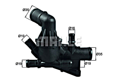Engine Thermostat For RENAULT Fluence Kadjar IV NISSAN II MERCEDES ...