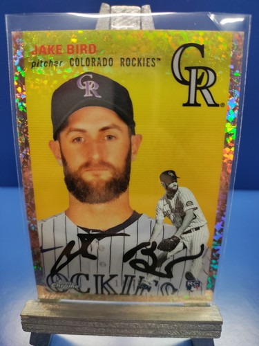 Jake Bird 2023 Topps Chrome Platinum Anniversary RC Rose Gold Mini ...
