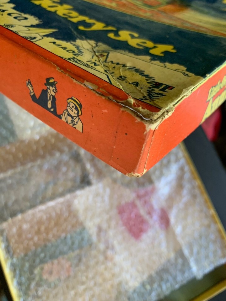 LITTLE ORPHAN ANNIE 1930s embroidery box set toy cartoon charactor | eBay