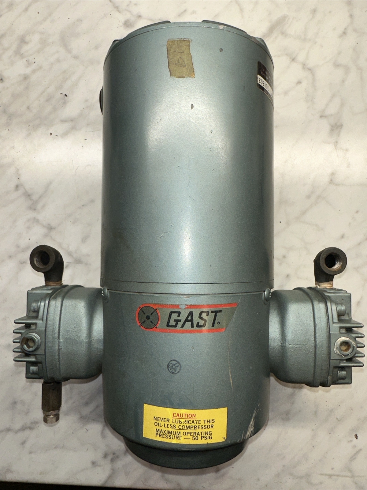 GAST 3LBA-10-M300AX Piston Air Compressor, 0.333 hp, 1 Phase | eBay