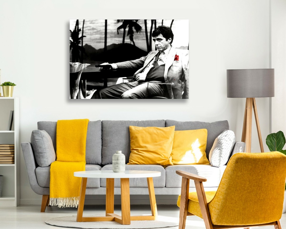 Scarface Canvas Yellow
