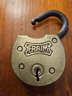 Vintage Fraim Railroad Lock | eBay