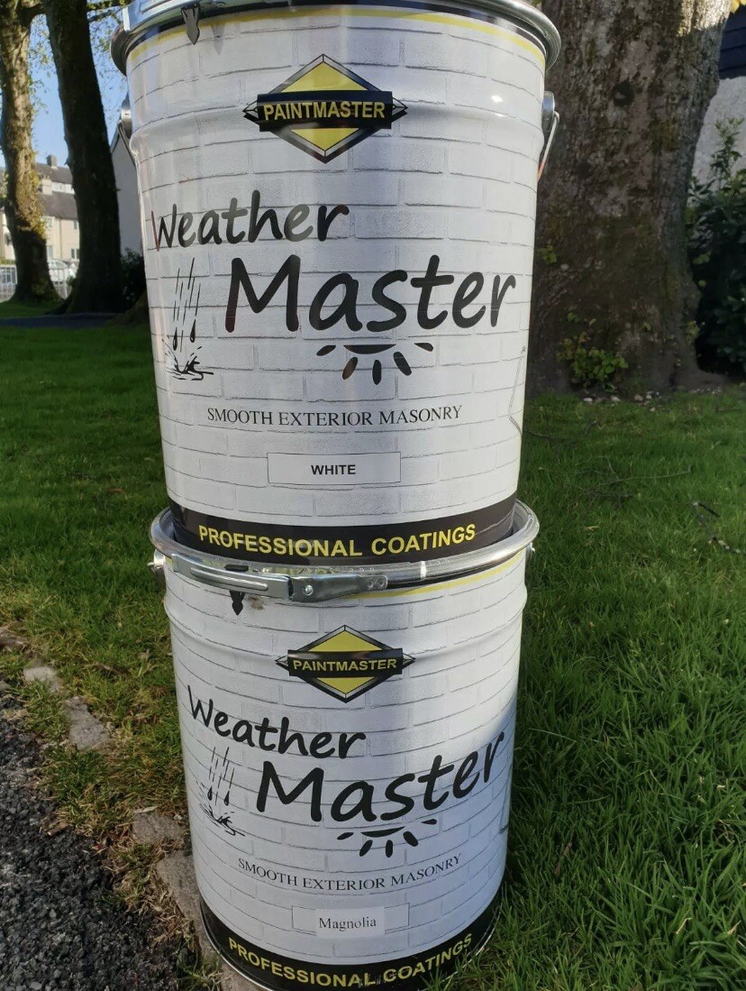 Weather Master Smooth Masonary Paint / Magnolia And White Available ...