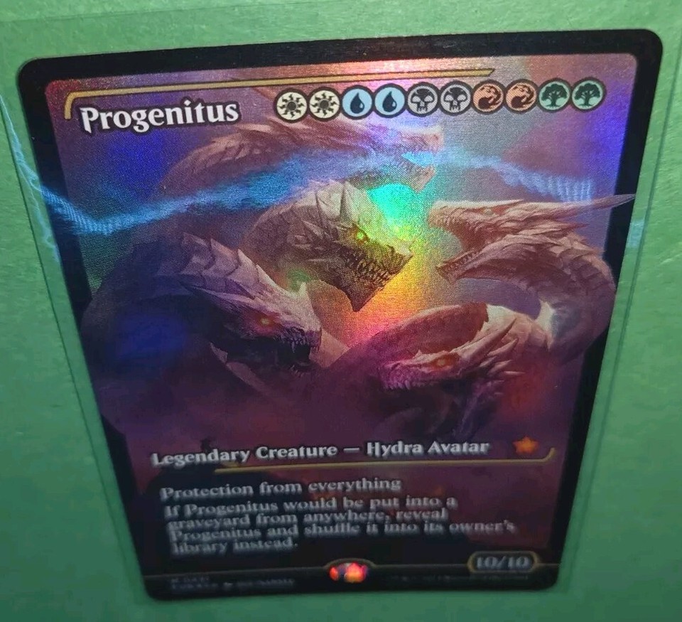 🔮MTG - PROGENITUS - BORSERLESS - FOIL - PACK FRESH - NM 🔮 | eBay