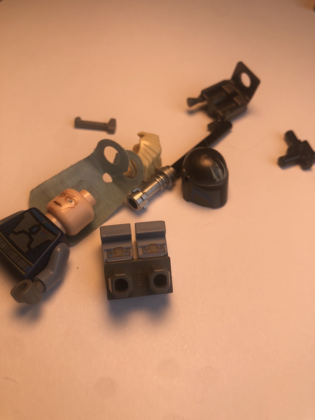 RARE Lego Star Wars™ Pre Vizsla Minifigure with Darksaber Cape And ...