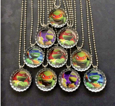 Teenage Mutant Ninja Turtle inspired / Party supplies/ 10 Necklaces ...