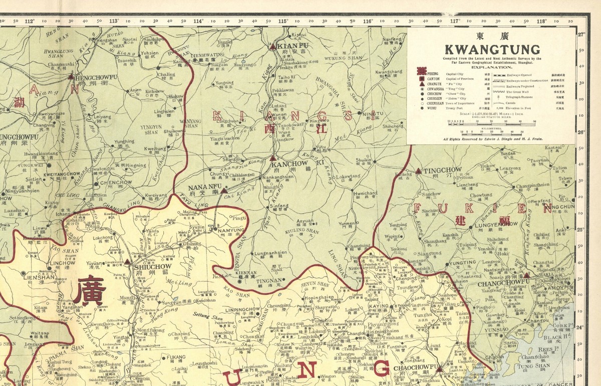 Map Of Kwangtung Province In China Guangdong Maps: Location, Cities,