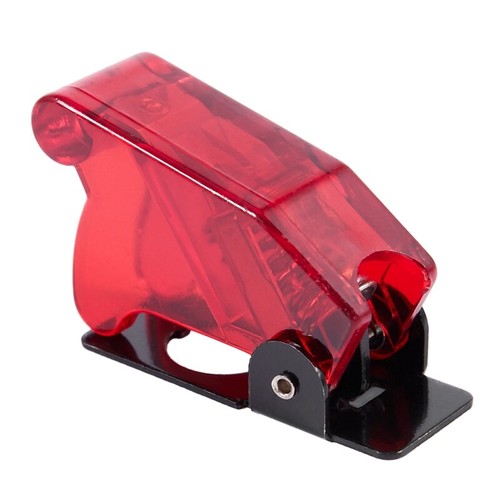 Plastic 12mm Toggle Switch Safety Cover Protector Guard 5pcs Red ...