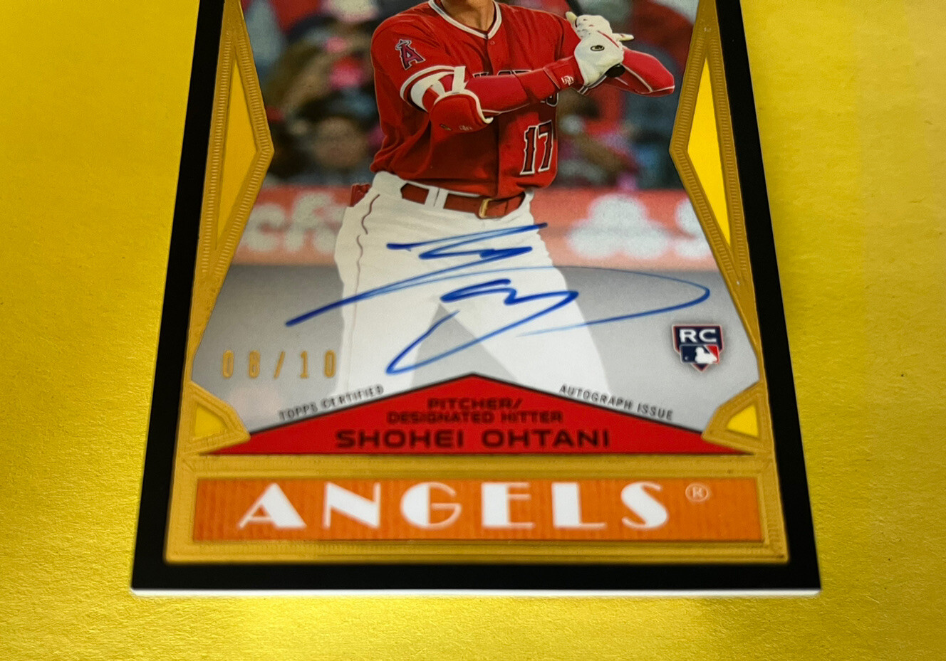 2018 TOPPS Brooklyn Collection SHOHEI OHTANI RC Auto Black /10 [BC2-SO ...