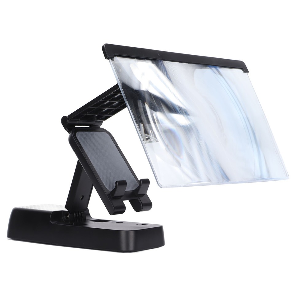 Mobile Phone Screen Magnifier Cell Phone Foldable Stand Magnifier With ...