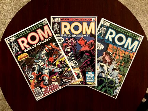 (Lot of 3 Comics) ROM Spaceknight #5 #6 #7 (Marvel 1980) Bronze Age 8.0 ...