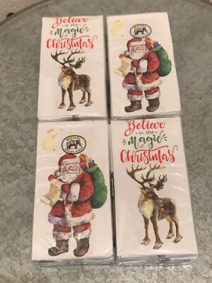 Michel Design Works Pocket / Purse Tissues in Believe 4 packs Christmas ...