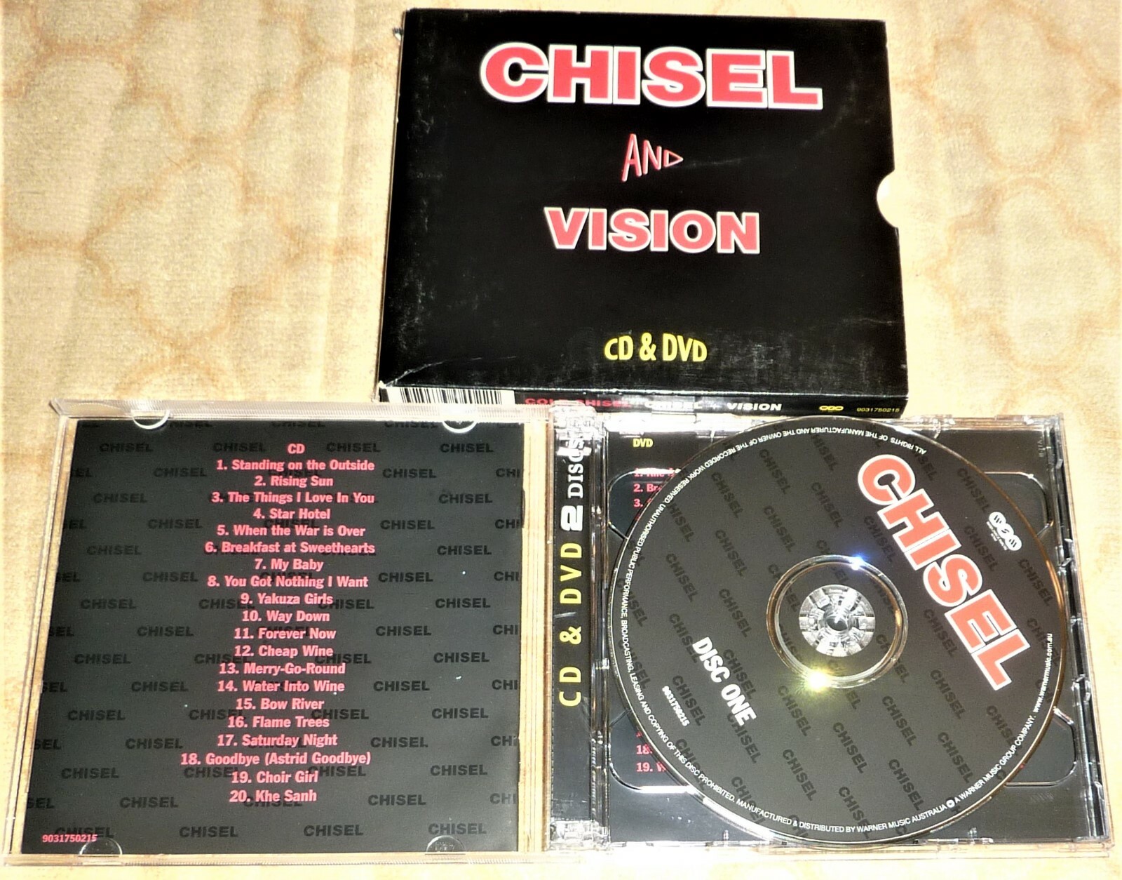 "USED" CD + DVD by COLD CHISEL "CHISEL AND VISION" / ROCK (BLUES ...