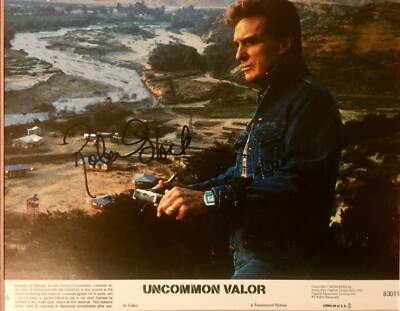 UNCOMMON VALOR: Robert Stack Autographed 8x10 Promo Photo. Signed in ...