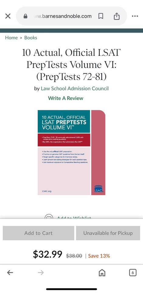 10 Actual, Official Lsat Preptests Ser.: 10 Actual, Official LSAT ...