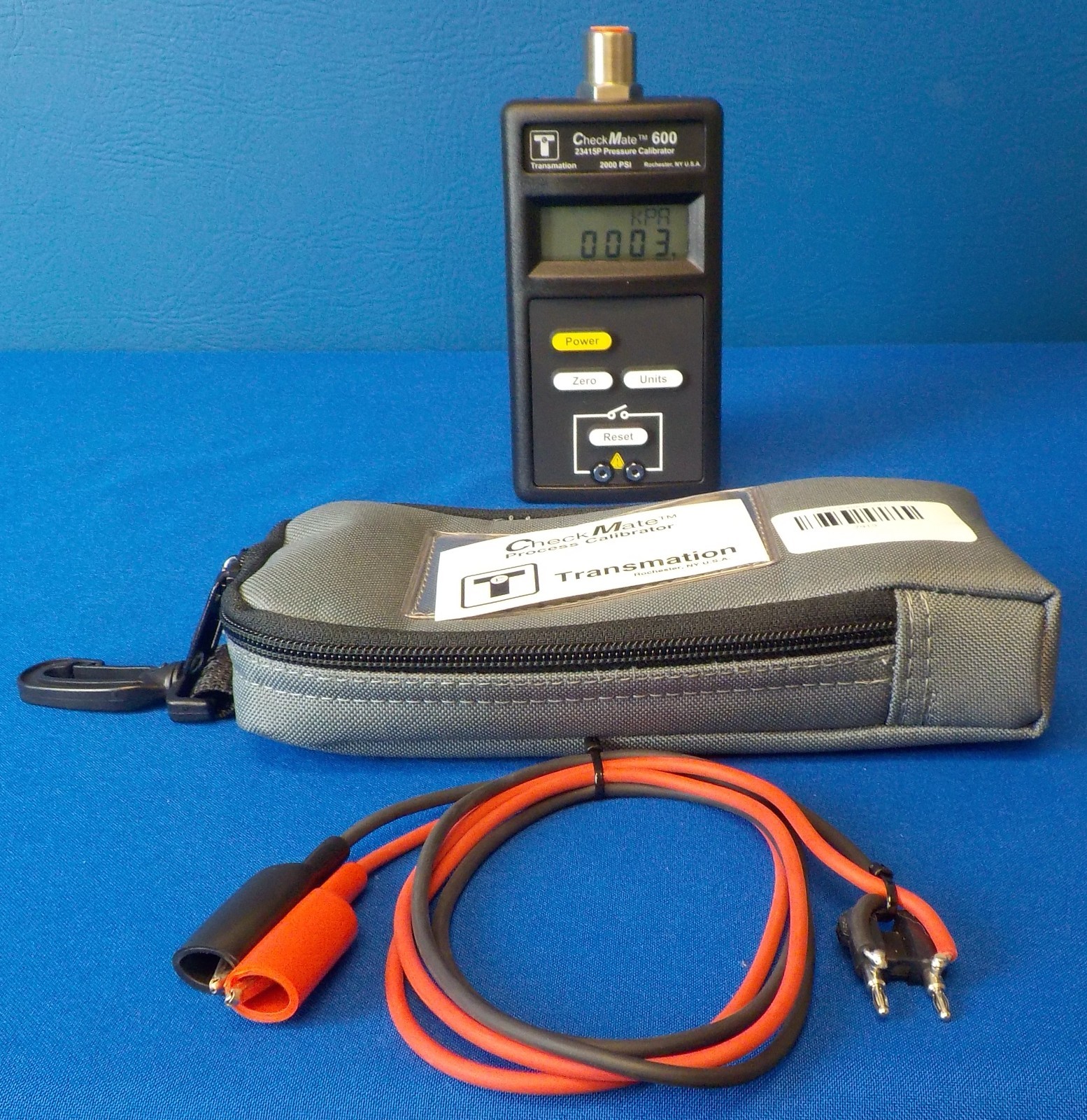 Transmation CheckMate 600 Pressure Calibrator 2000PSI 23415P Check Mate ...