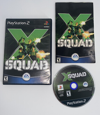 X Squad Sony PlayStation 2 PS2 Video Game EA Future Military Action ...