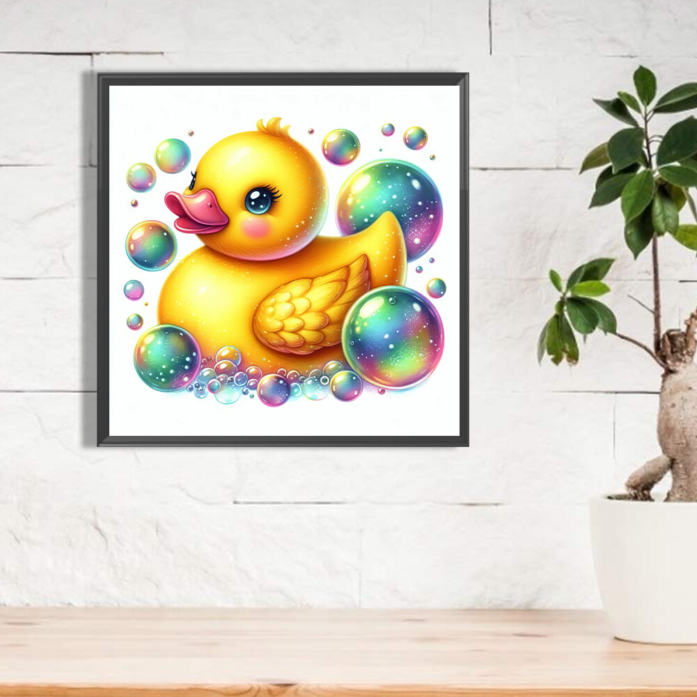 5D DIY Full Square Drill Diamond Painting Duck Kit Home Decor Art ...