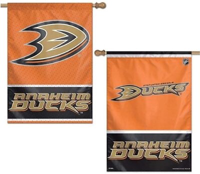 Anaheim Ducks 2-Sided Vertical Banner Flag | eBay