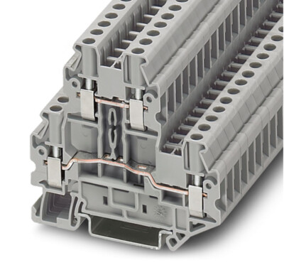 5pcs PHOENIX CONTACT , UTTB 2,5 - Double-level terminal block 3044636 ...